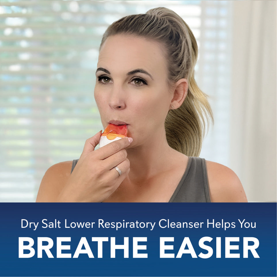 SinuCleanse Dry Salt Bronchial Inhaler - Natural Respiratory Care Solution